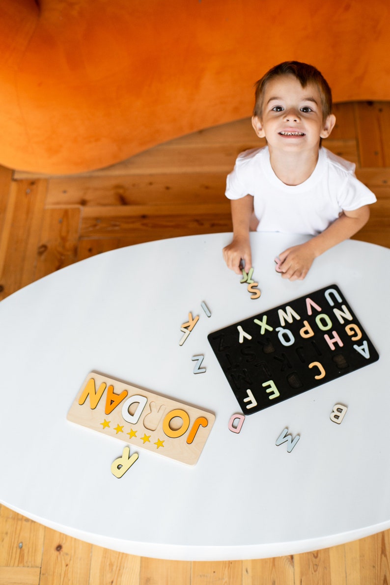 Alphabet Letters Puzzle English Alphabet Studying Letters - Etsy