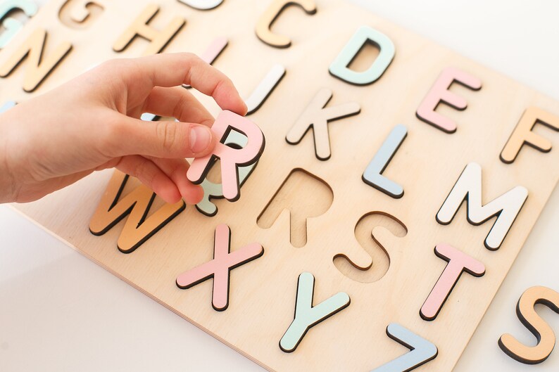 Alphabet Letters Puzzle English Alphabet Studying Letters - Etsy UK