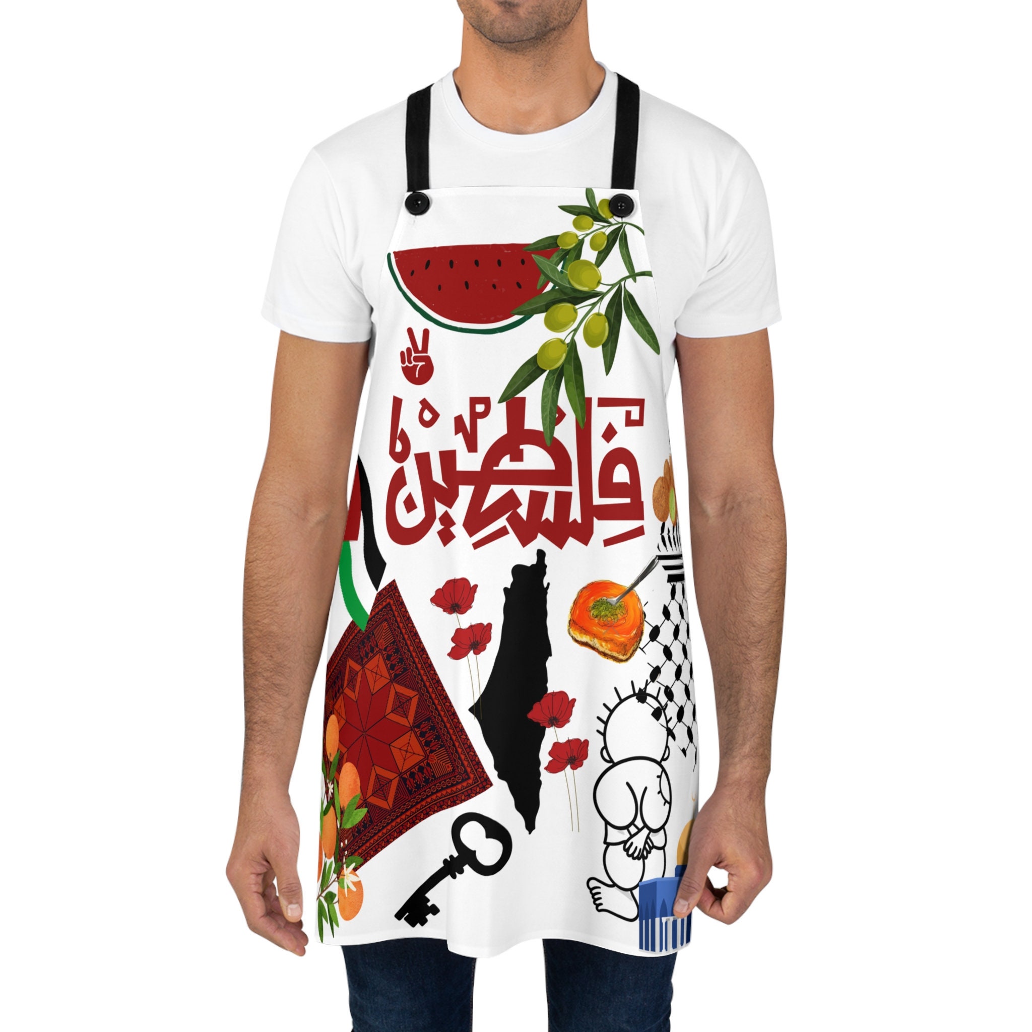 Palestine, Palestinian Heritage & Culture, Doodle Hand Drawn Colorful ...