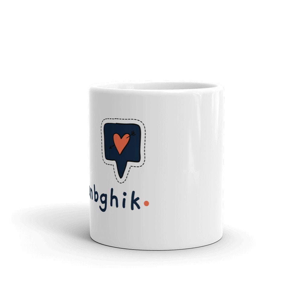Kanbghik, I Love You in Moroccan Arabic Dialect, Simple Love Mug - Etsy