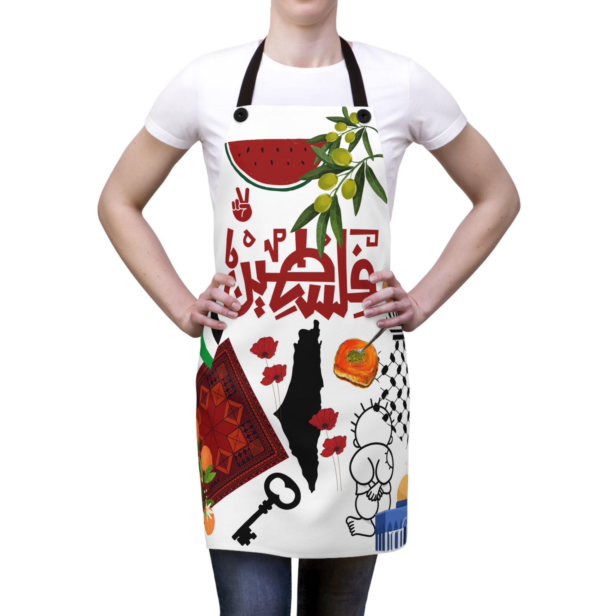 Palestine, Palestinian Heritage & Culture, Doodle Hand Drawn Colorful ...