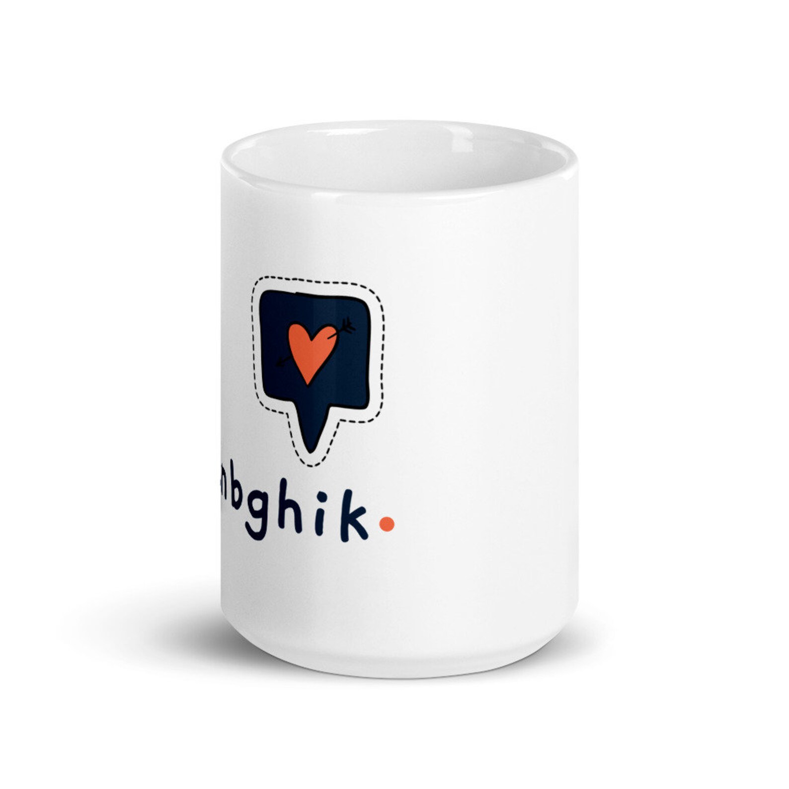 Kanbghik, I Love You in Moroccan Arabic Dialect, Simple Love Mug - Etsy