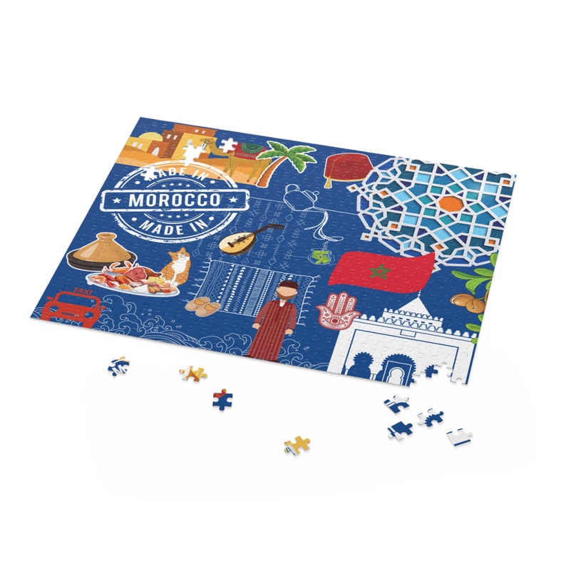 Morocco, Moroccan Culture & Traditional Elements, Vibrant Colorful ...