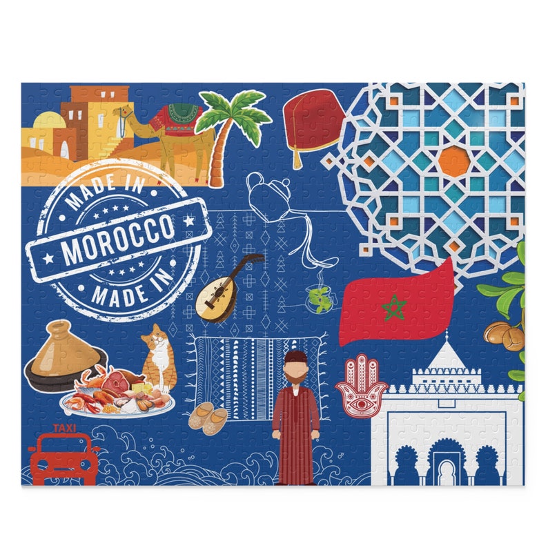 Morocco, Moroccan Culture & Traditional Elements, Vibrant Colorful ...