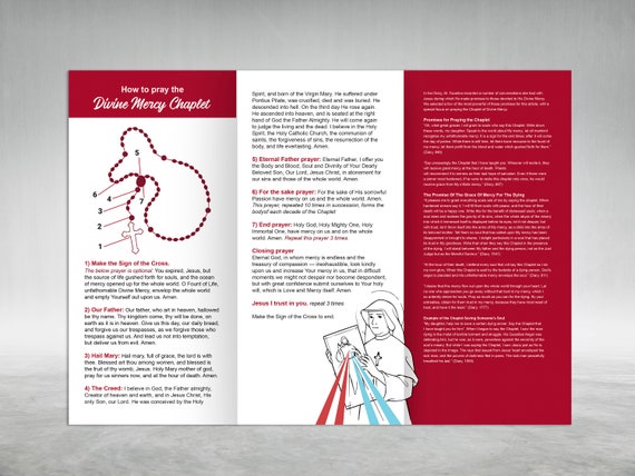 How to Pray the Divine Mercy Chaplet - Etsy