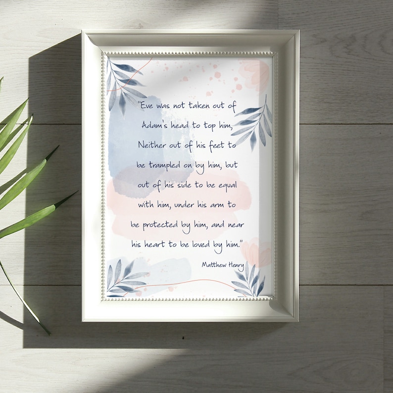 Adam and Eve Poem Wall Art - Etsy