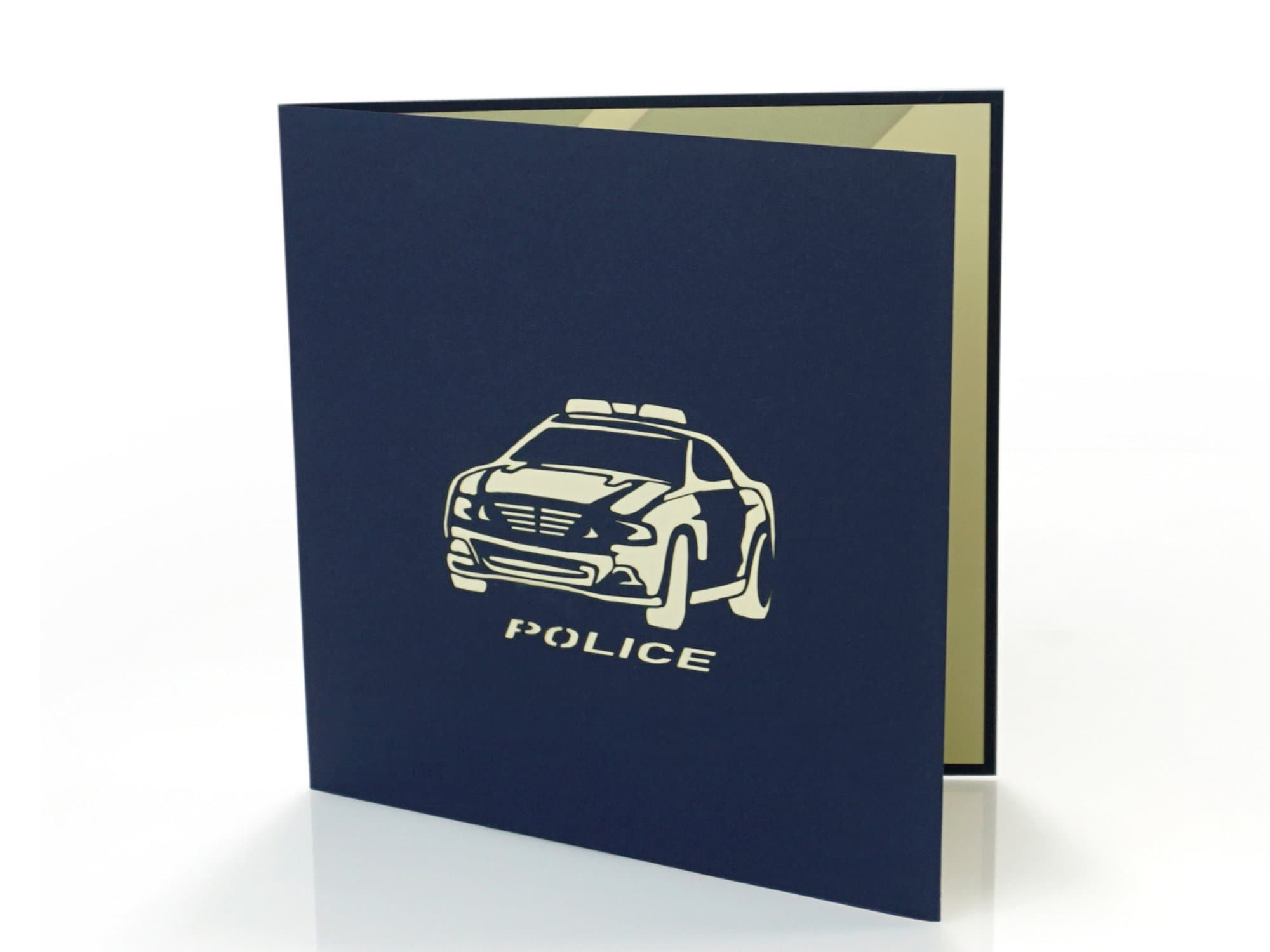 Police Car Pop up Card 6x6police Car Card Police Car - Etsy
