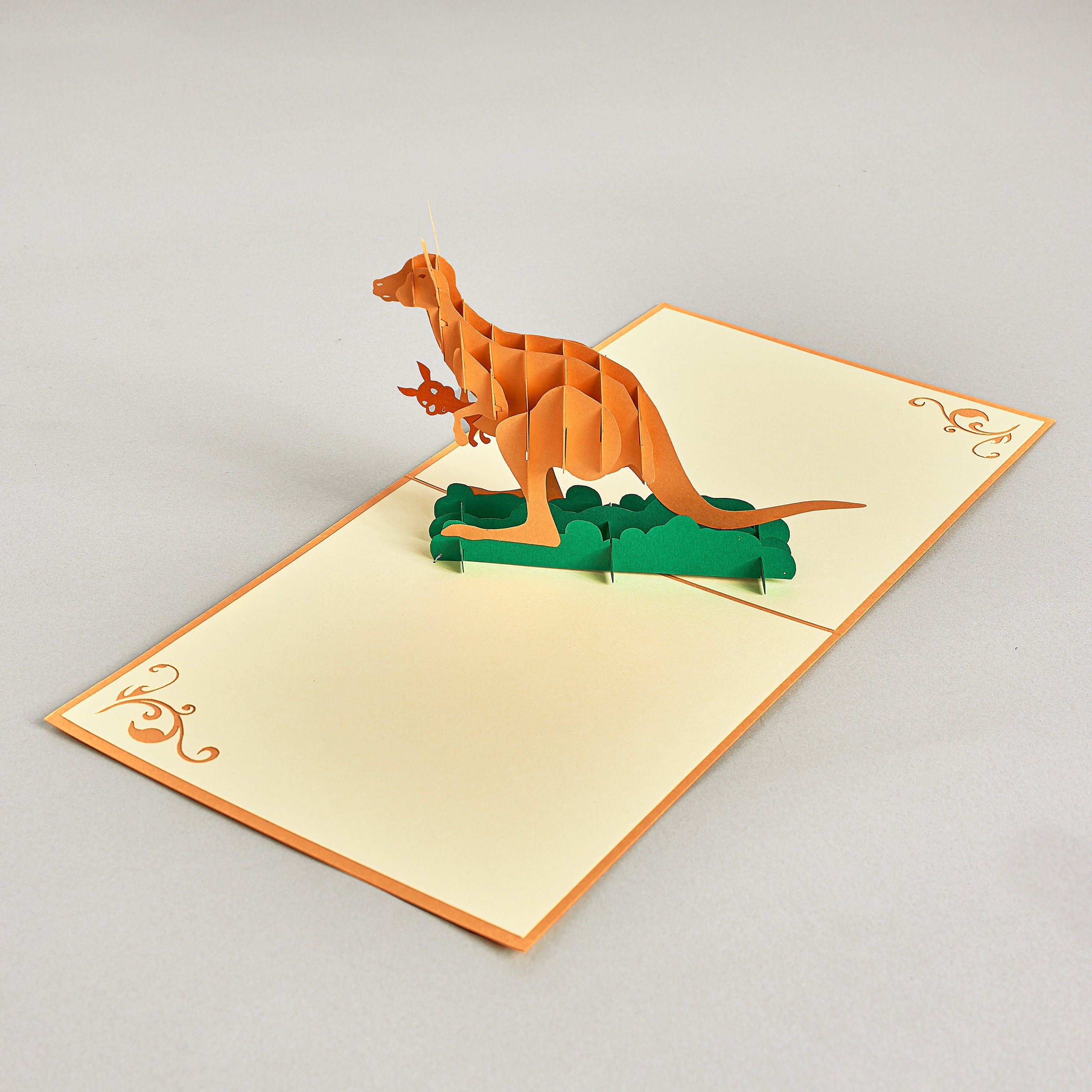 Kangaroo Pop up Card, Birthday Kangaroo Card, Anniversary Card ...