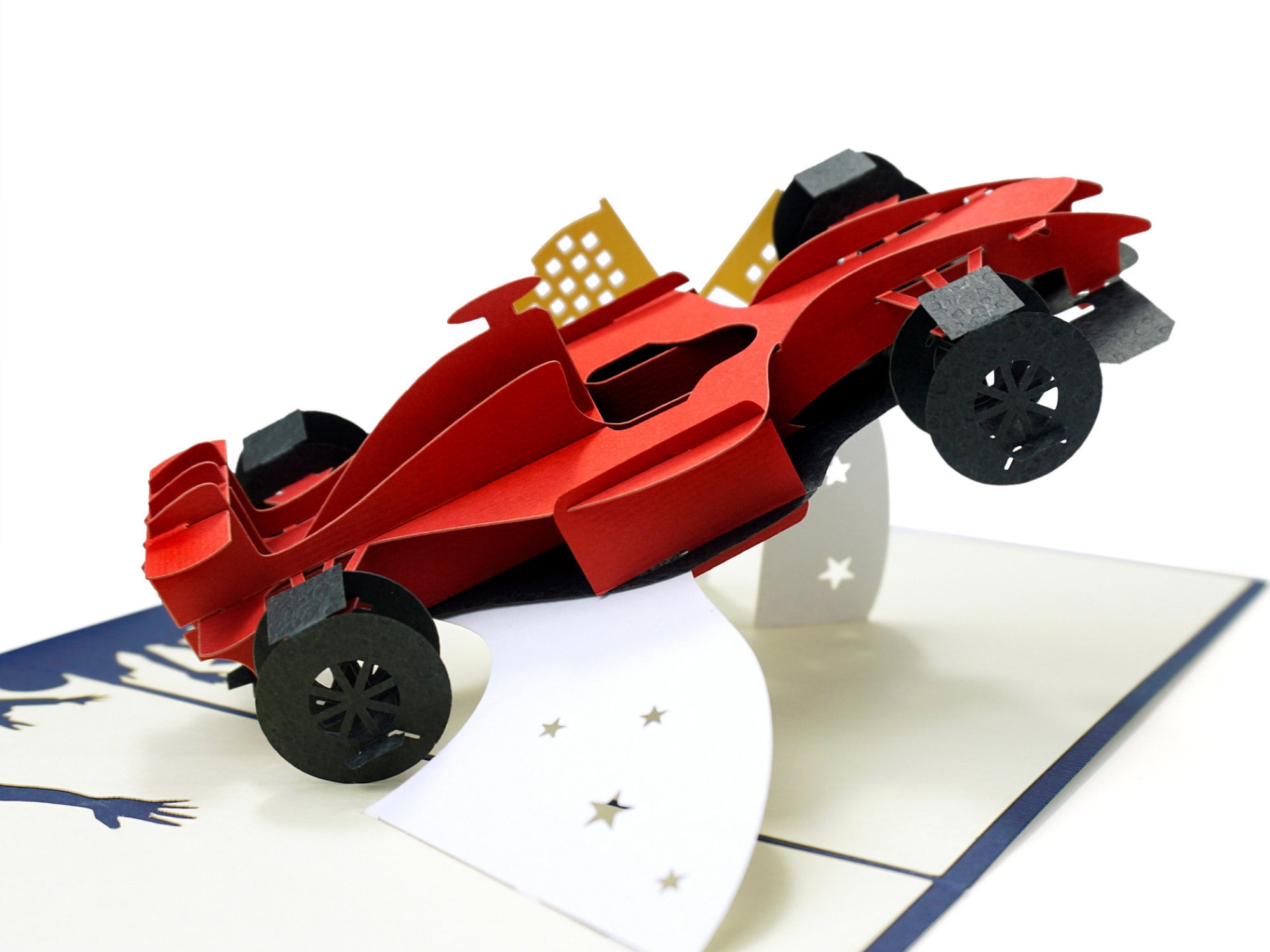 Formula One Pop up Card, F1 Car Card, Father's Day Card, Race Car ...