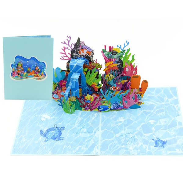 Aquarium Birthday Cards - Etsy