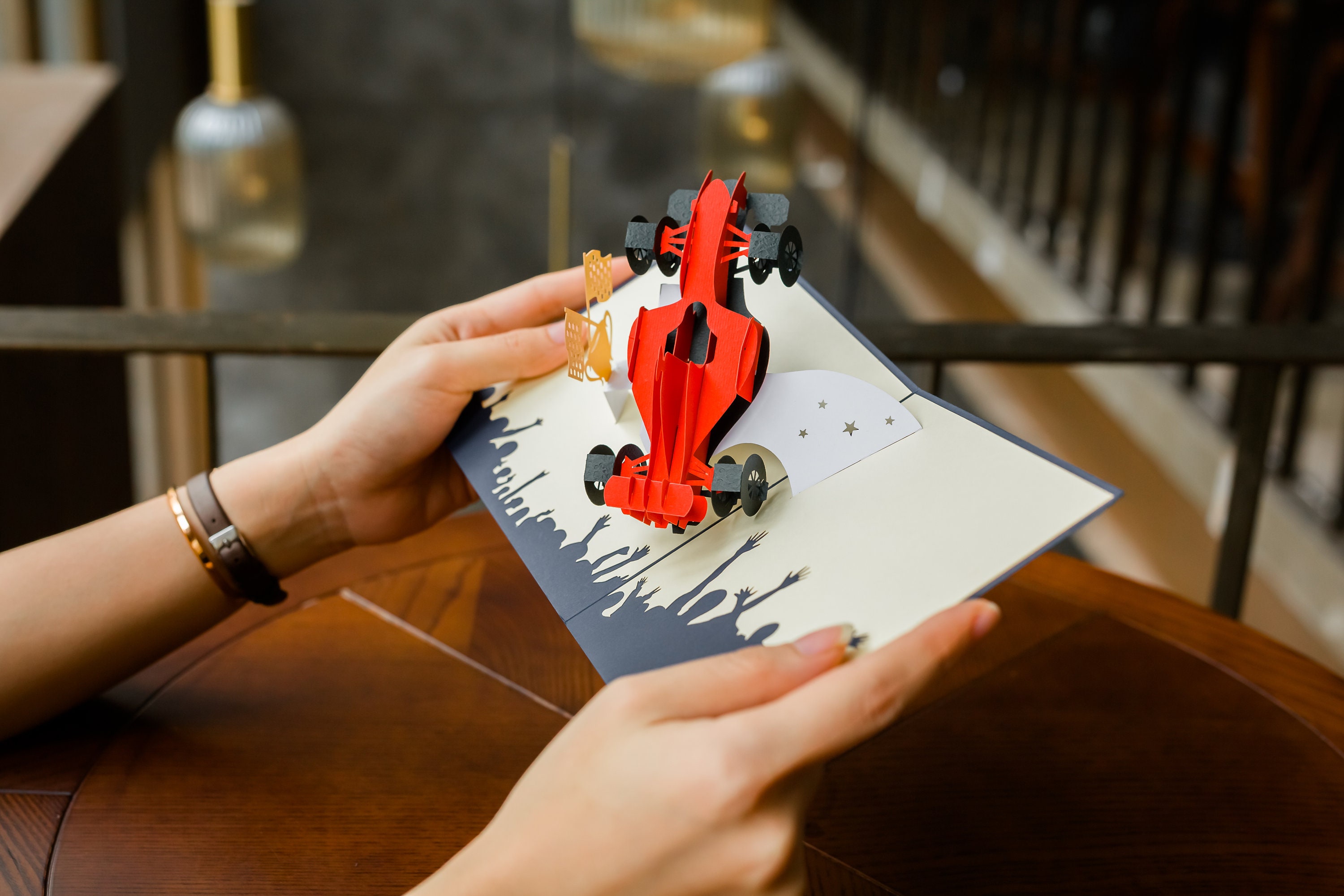 Formula One Pop up Card, F1 Car Card, Father's Day Card, Race Car ...