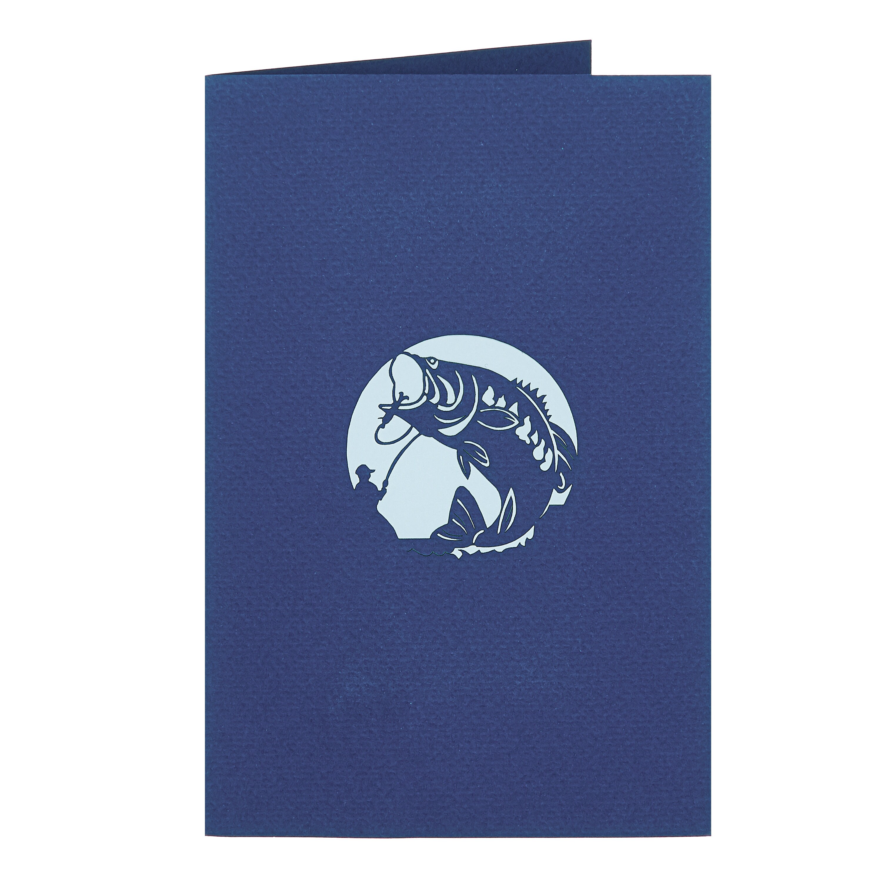 Fishing Pop up Card, Blank Fishing Card, Fisherman Birthday Card ...