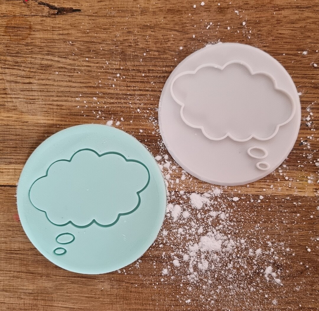 Thought Bubble, Cartoon & Comic, Icing Stamp Fondant Embosser for ...