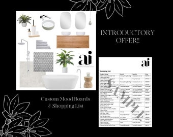 Bathroom Design Board | Etsy