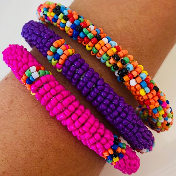 Beaded Bangle - Etsy