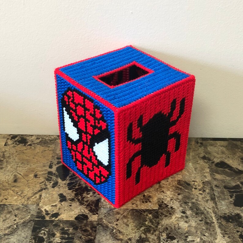 Spiderman Tissue Box Cover - as Seen in No Way Home - Etsy