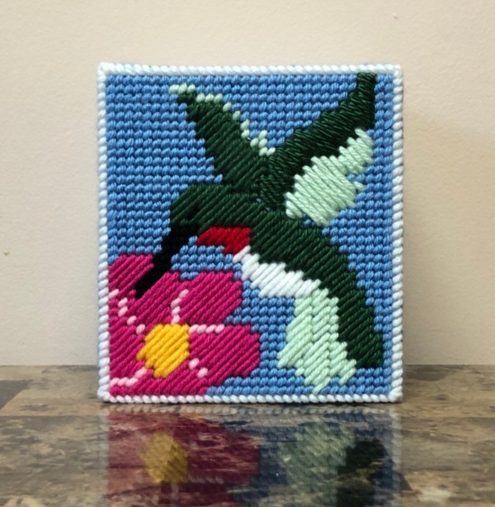 Hummingbird Plastic Canvas Tissue Box Holder - Etsy