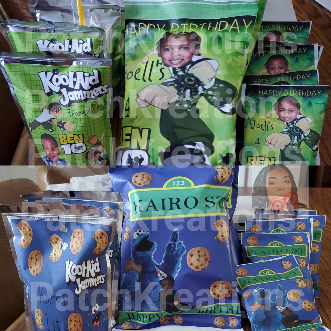 Custom Party Favors. Chip Bags, Juice. Each Comes With 12 - Etsy