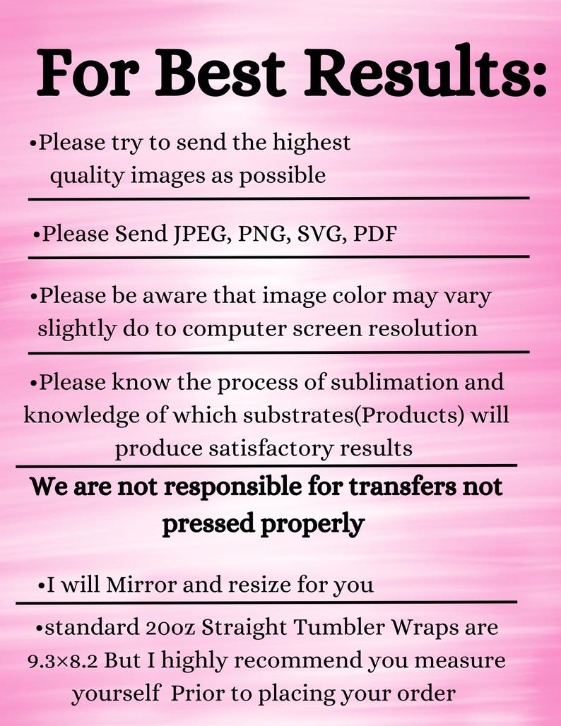 Custom Sublimation Transfer, 20oz Skinny Straight Tumbler, Your Design ...