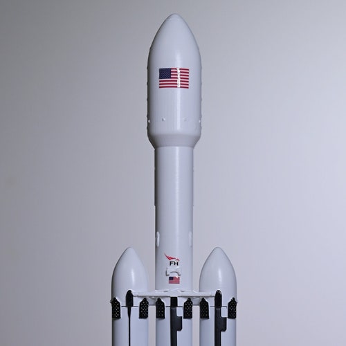 Spacex Falcon 9 Fairing Payload 60cm Tall Display Rocket Model - Etsy