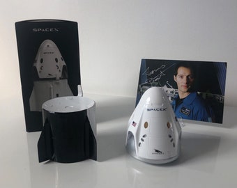 Spacex Falcon 9 Demo-2 Model With Crew Dragon 1:72 Scale - Etsy