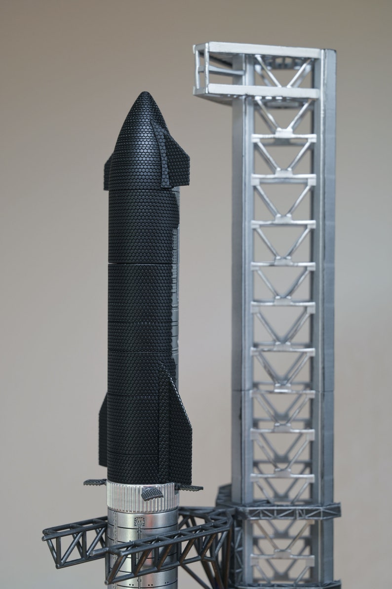 Starship on Launchpad Spacex Starship & Super Heavy Display - Etsy ...