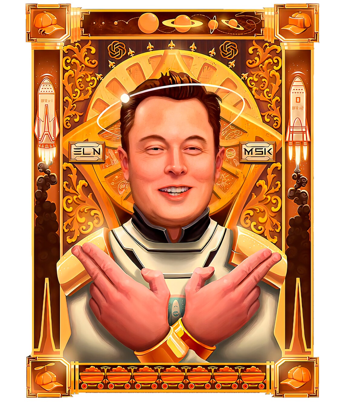 Icon Elon Musk - Etsy