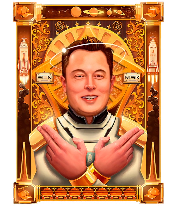 Icon Elon Musk - Etsy