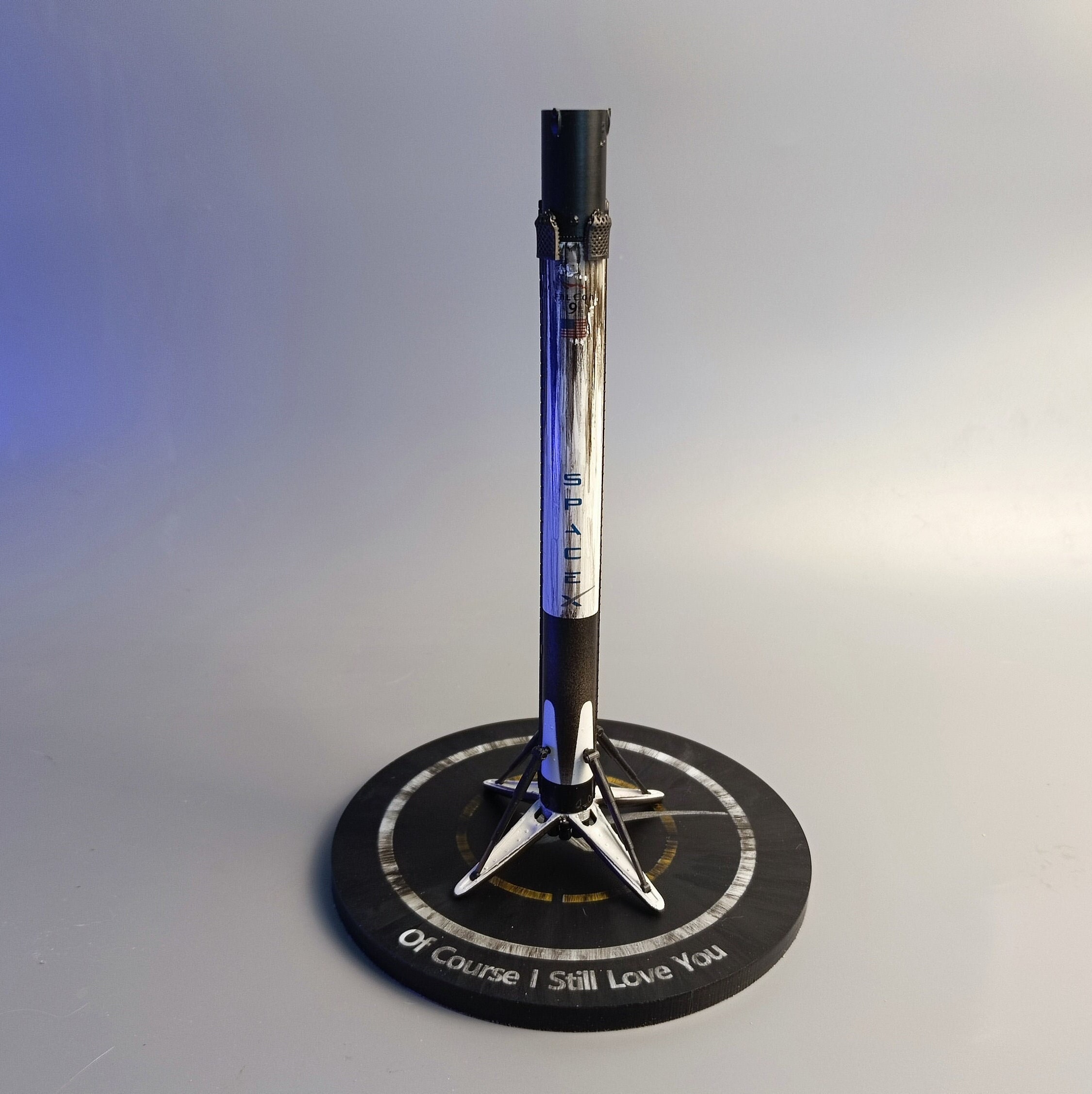 Falcon 9 First Stage Booster on Landing Zone Spacex UHD - Etsy UK