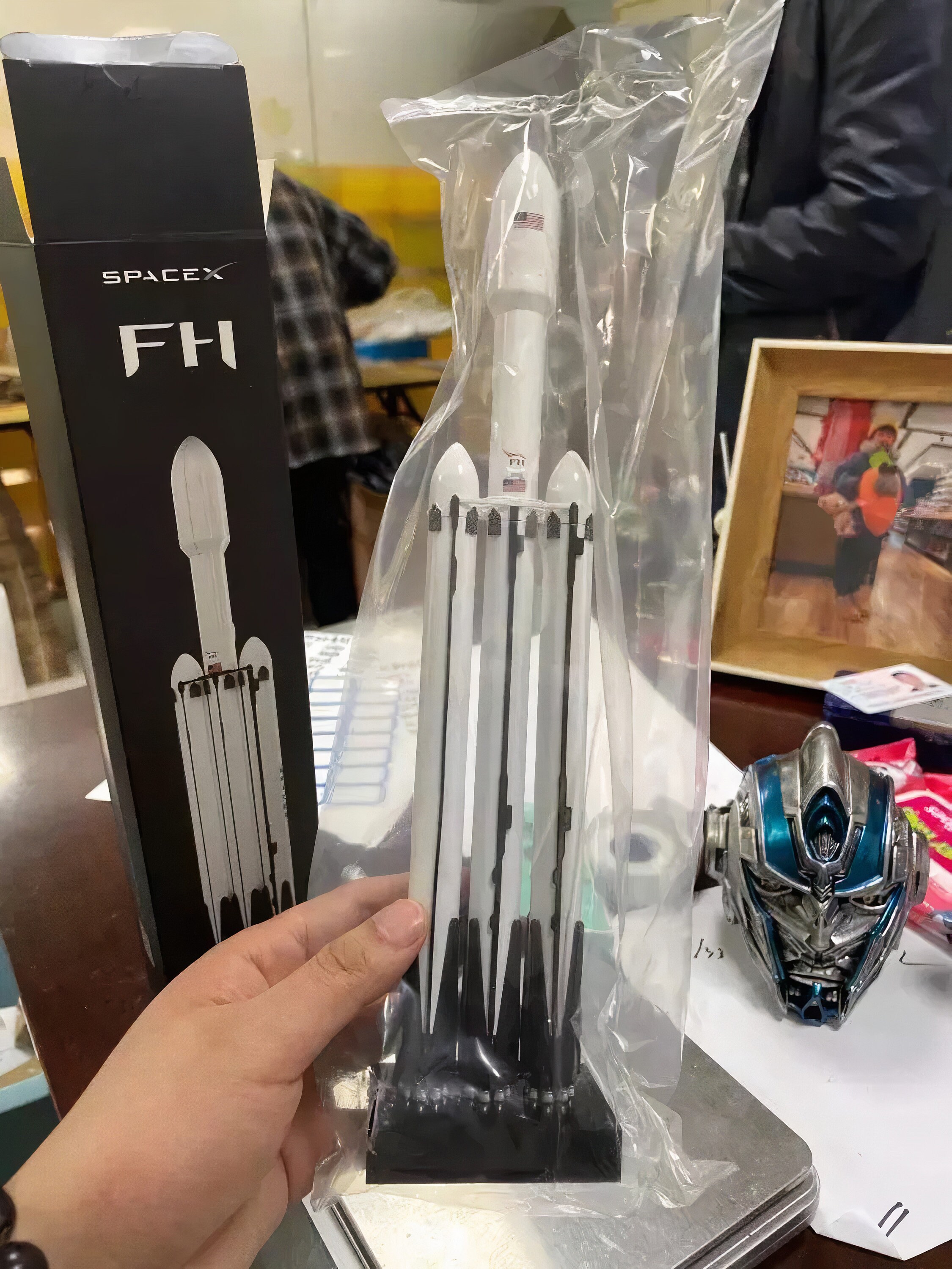 Spacex Falcon Heavy Aluminum Rocket Model - Etsy