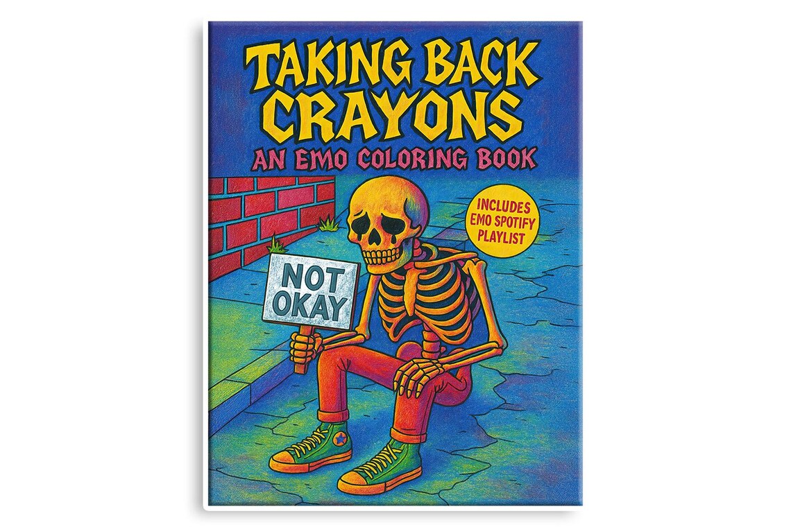 Taking Back Crayons: an Emo Coloring Book for Adults | Nostalgic Emo ...