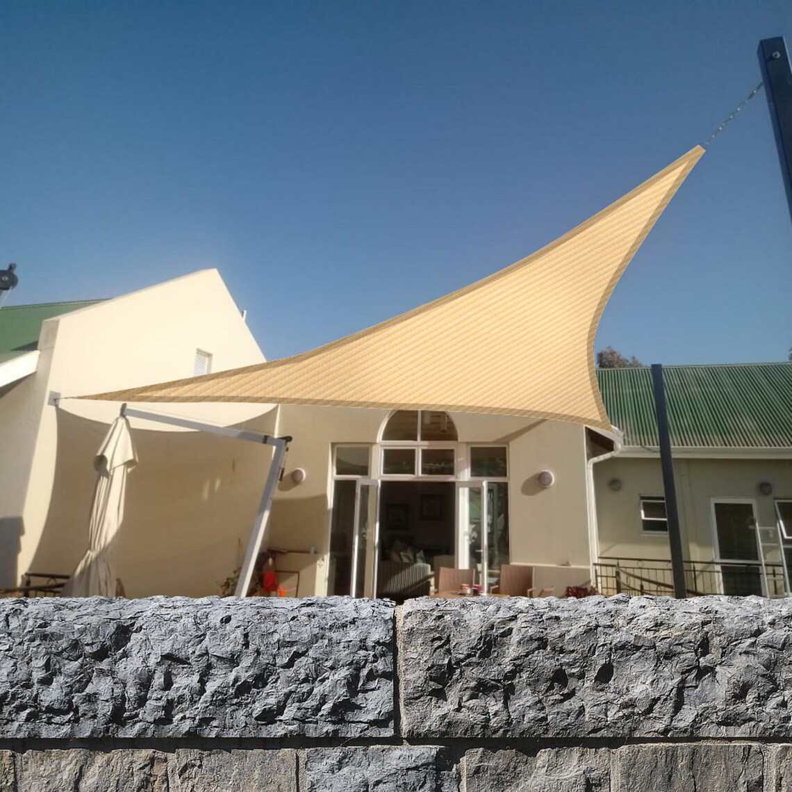 Sun Shade Sail Right Triangle Outdoor With Air-permeable UV Block ...