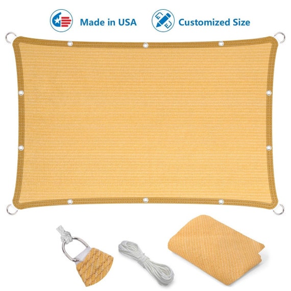 Straight Flat Edge Sun Shade Sail With Grommets Pergola Shade Cover Outdoo Sun Shade Patio Shade Deck Shade Etsy