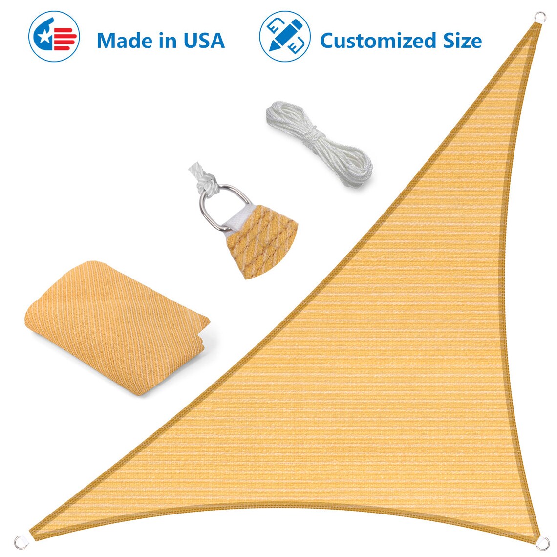Sun Shade Sail Right Triangle Outdoor With Air-permeable UV - Etsy
