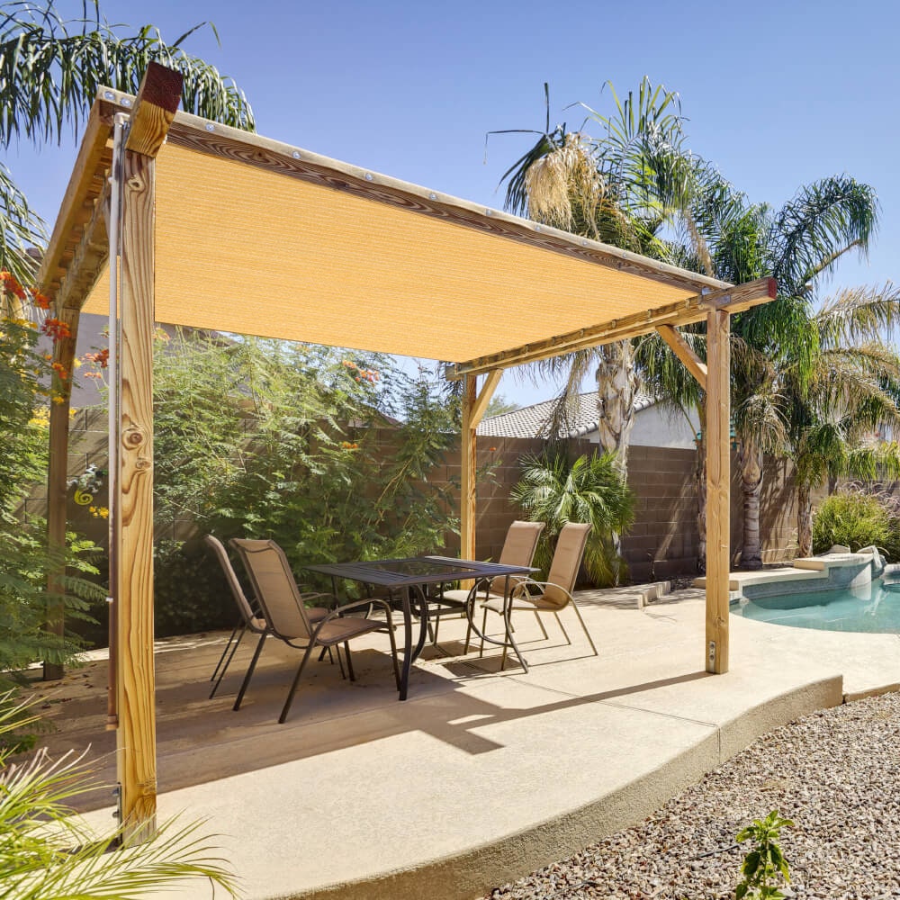 Eden's Decor Curved Square Sun Shade Sail UV Block Fabric - Etsy