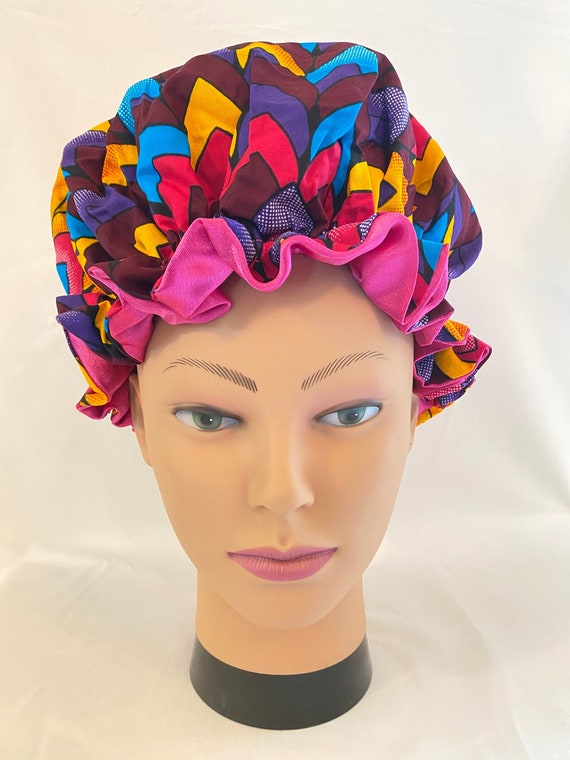 Bonnet imprimé africain bonnet de satin bonnets de cheveux - Etsy France