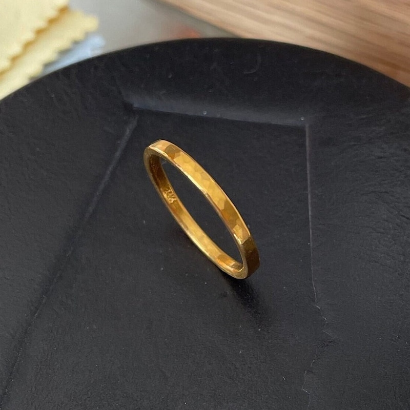 24k Gold Ring - Etsy