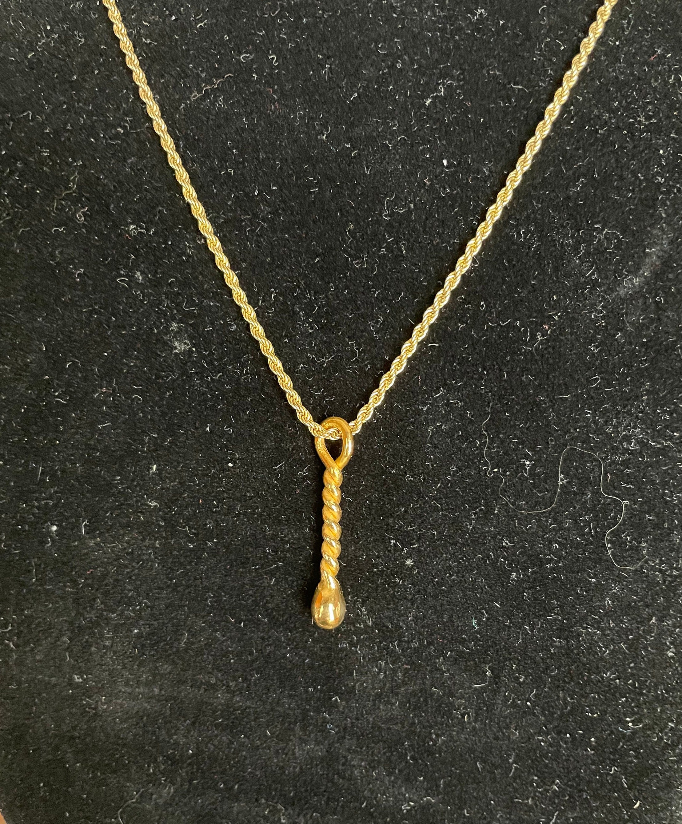 24K Pure Solid Gold Hand Forged Pendant - Etsy