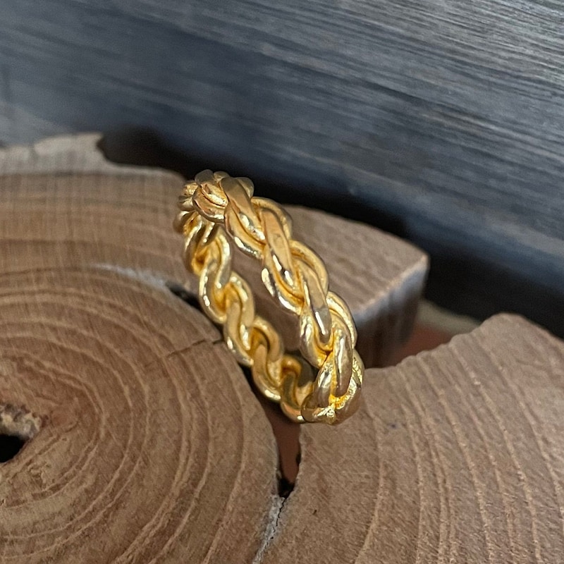 24k Gold Ring - Etsy