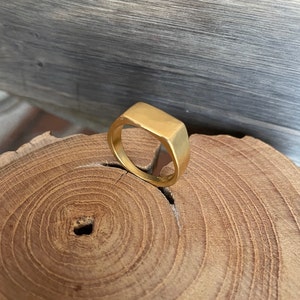 24K Pure Solid Gold Hand Forged Traditional flat - Etsy