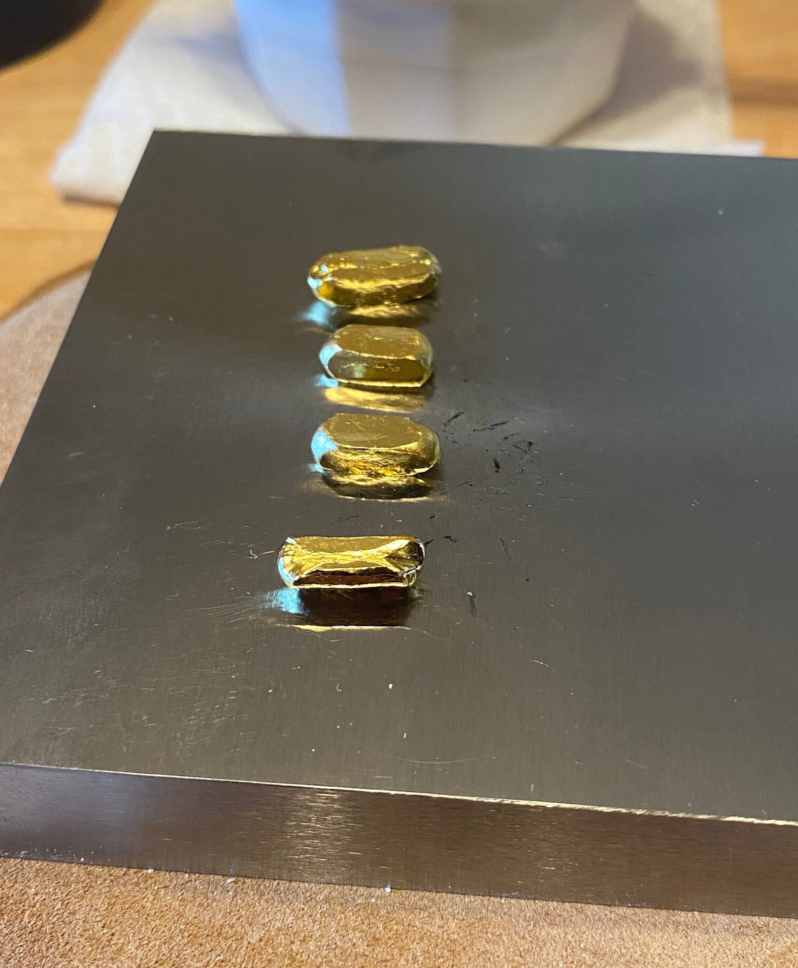 24K Pure Solid Gold Hand Forged Bracelet_made TO ORDER - Etsy