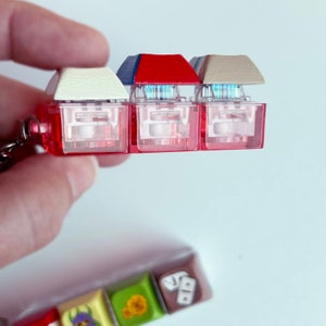 Puerto Rico Themed Keyboard Keychain Stress Relief Fidget Toy Hand ...