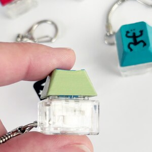 Puerto Rico Themed Keyboard Keycap Keychain | Stress Relief Fidget Toy ...
