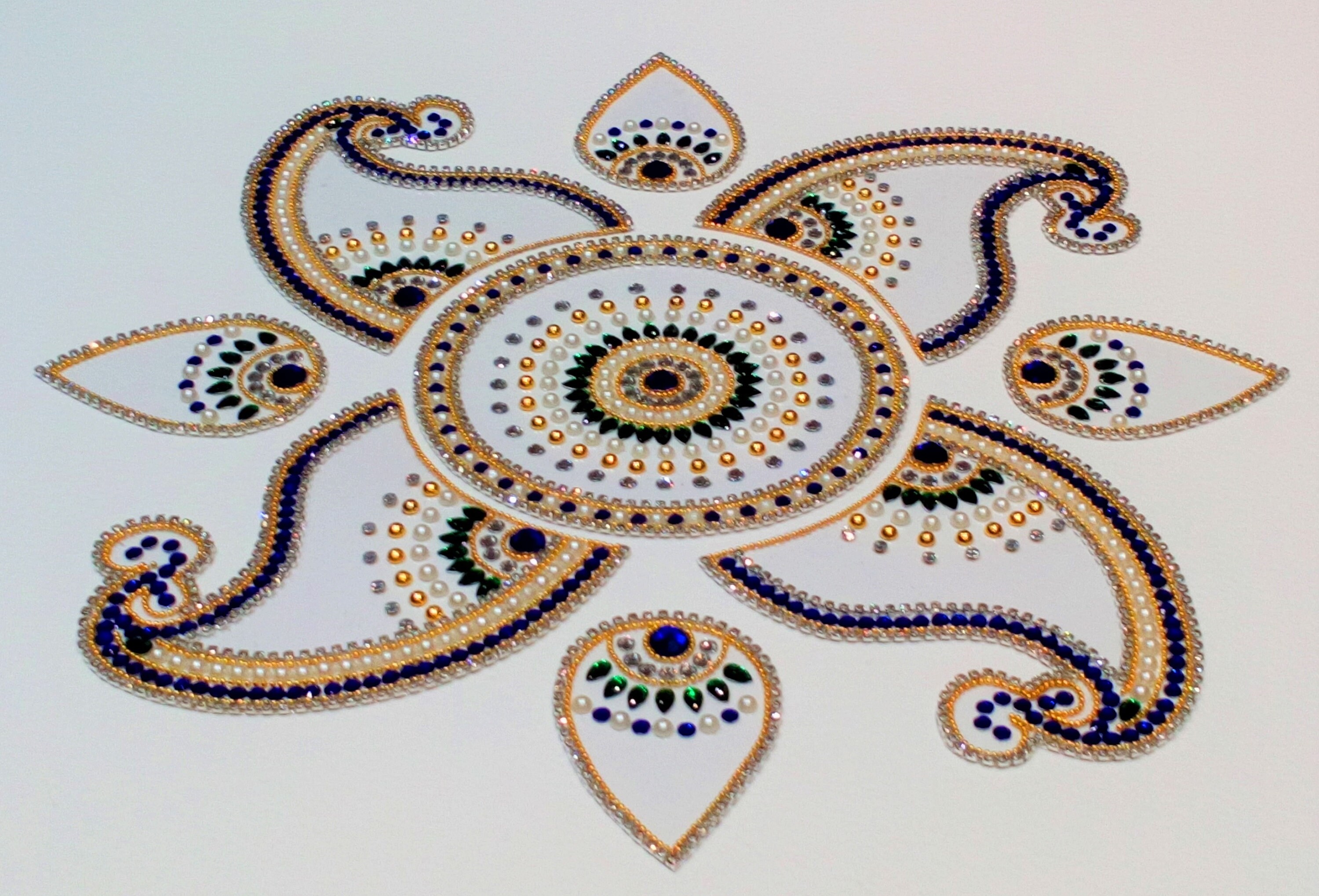 Rangoli Bling Bead Kits 36 40cm, Todo lo que necesitas para hacerlo tú ...