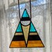 Geometric Triangle Suncatcher | Etsy