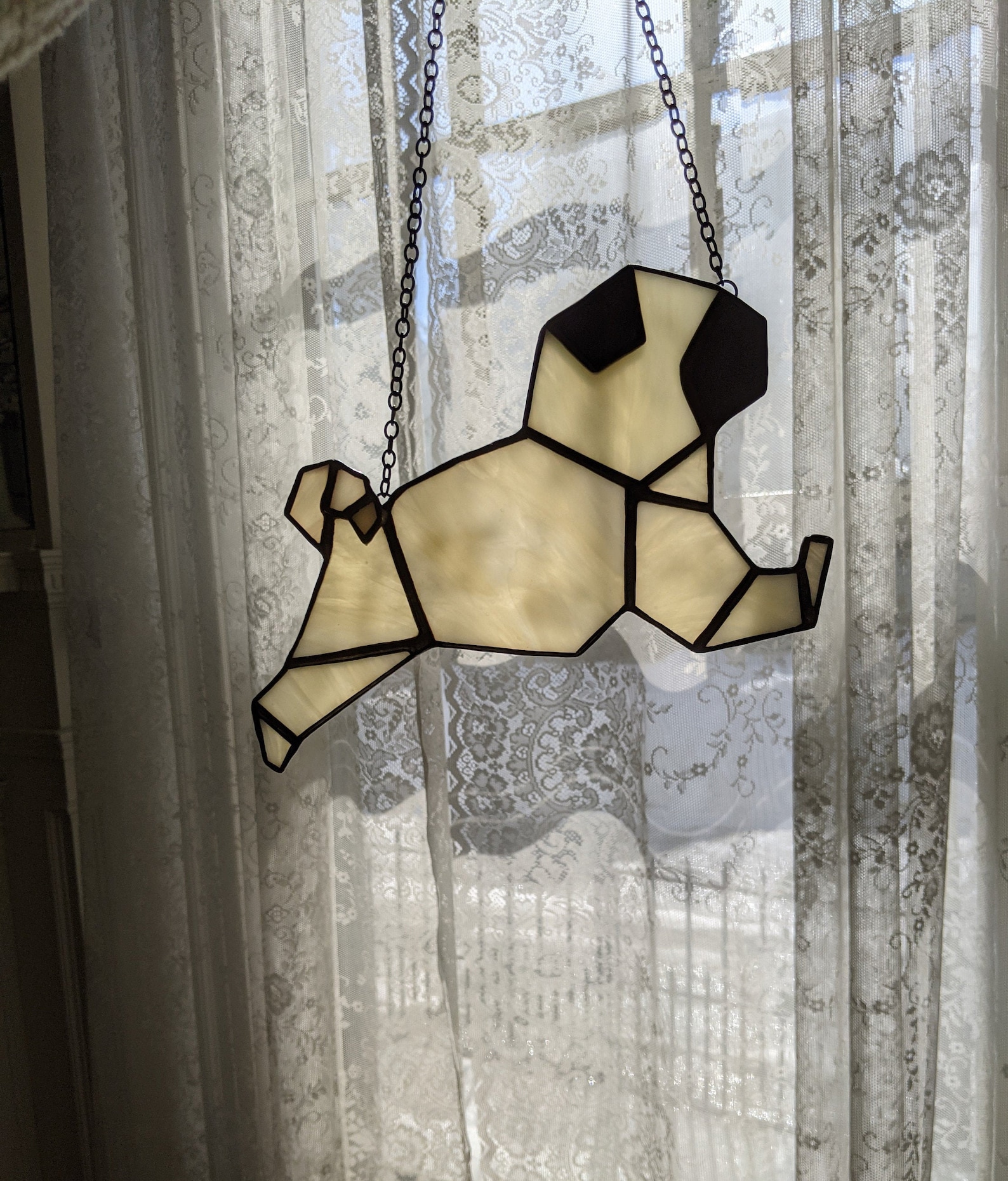 Stained Glass Pug - Etsy