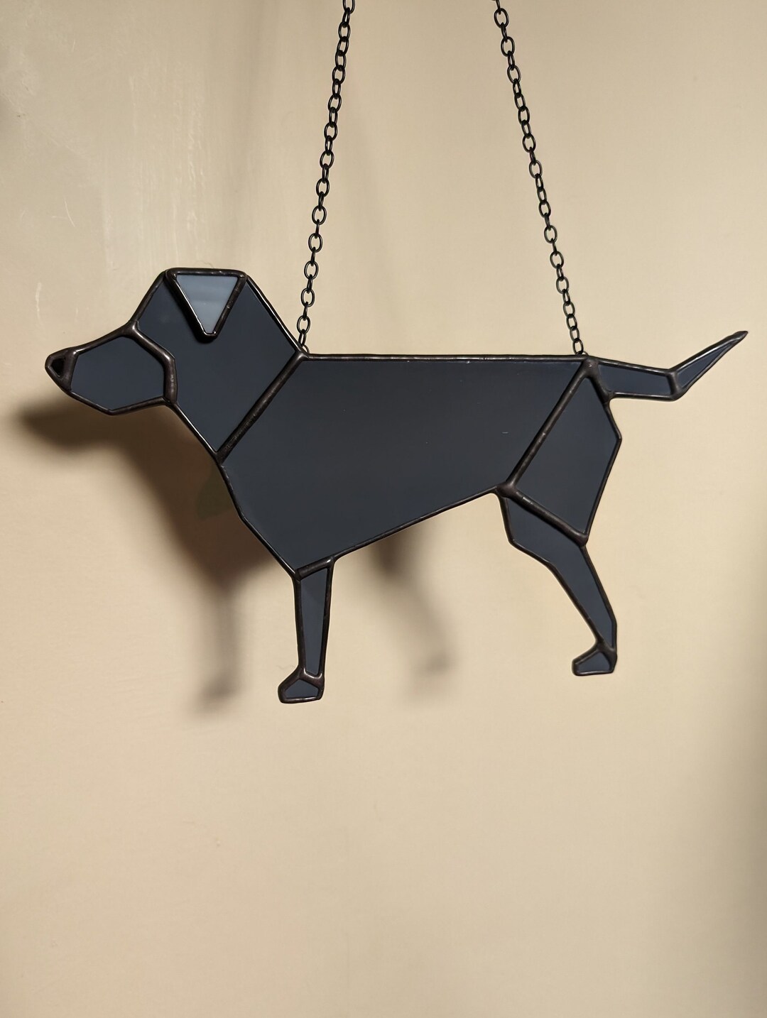 Stained Glass Silver Labrador Retriever - Etsy