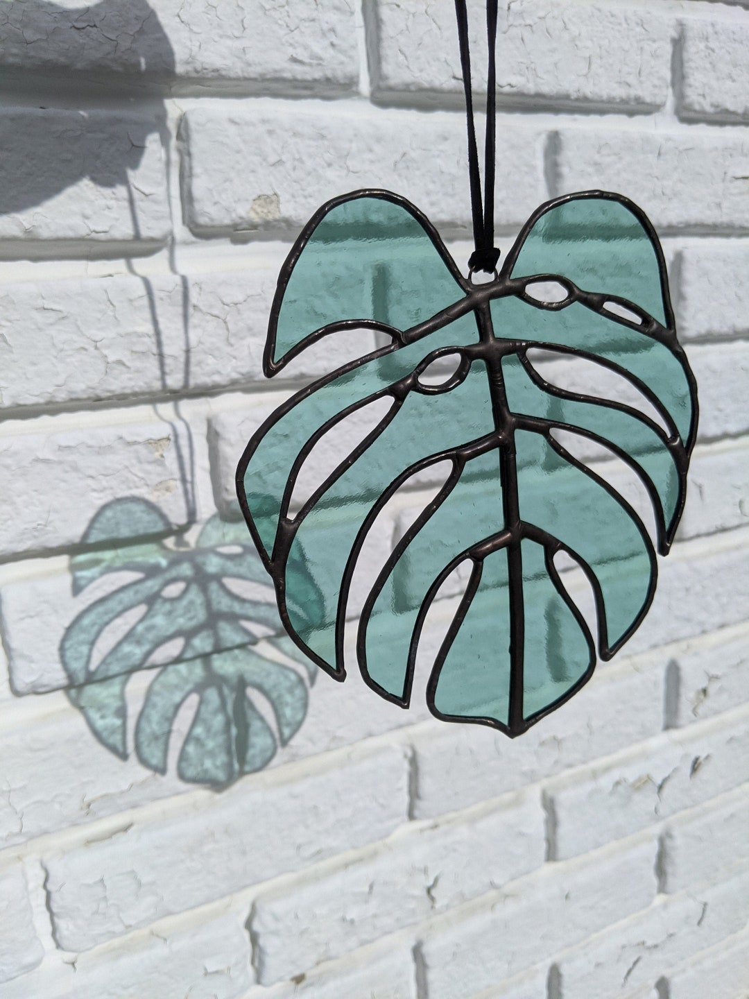 Stained Glass Monstera Leaf - Etsy