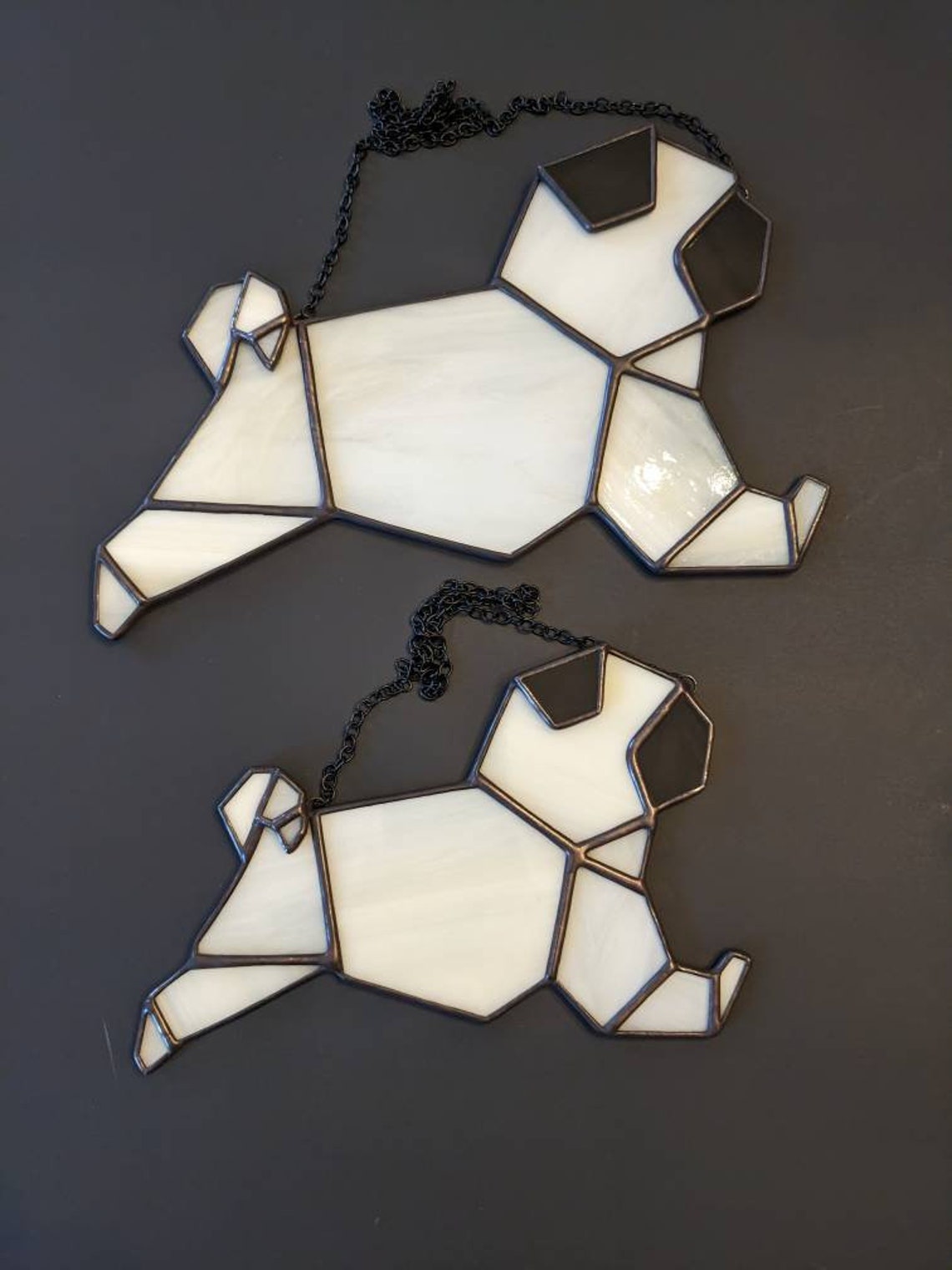 Stained Glass Pug - Etsy