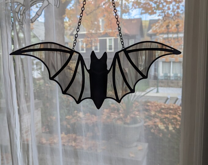 Stained Glass Bat - Etsy